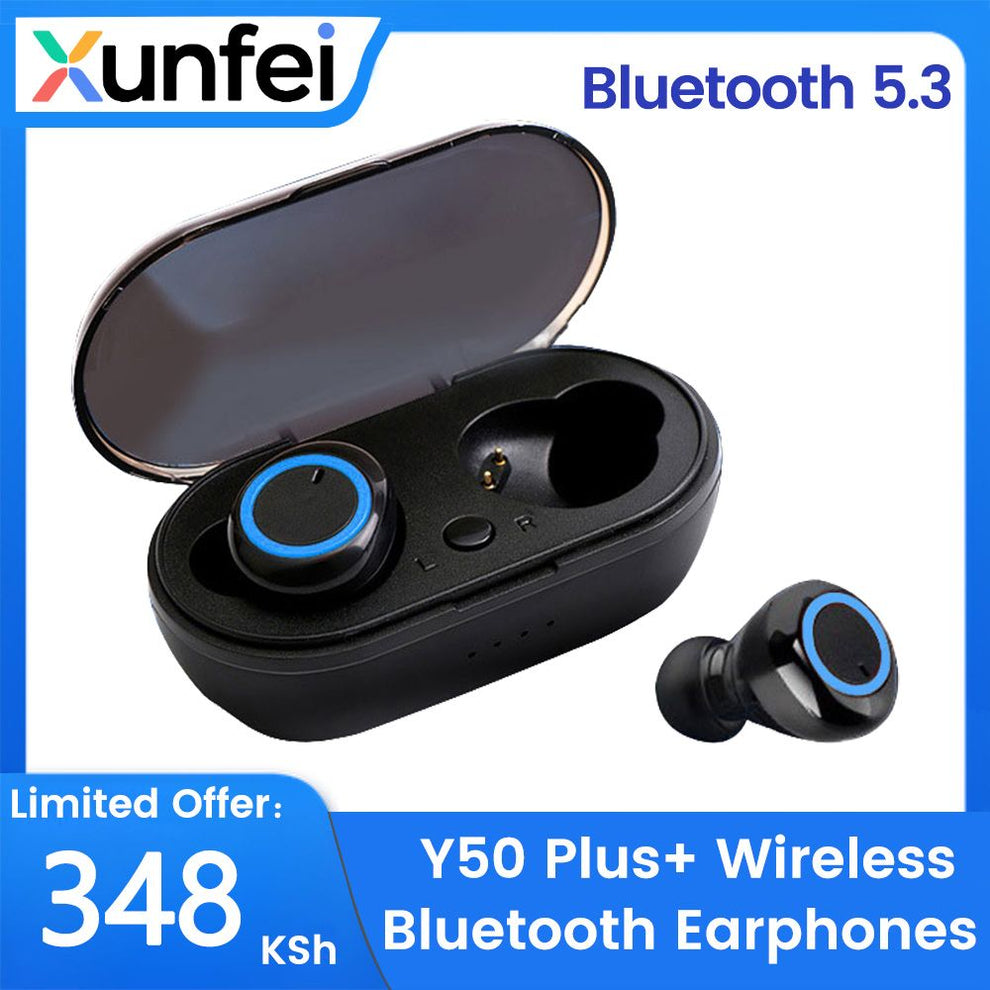 Y50 Plus+ TWS Wireless Bluetooth Earbuds: Noise Cancelling, Touch Cont ...