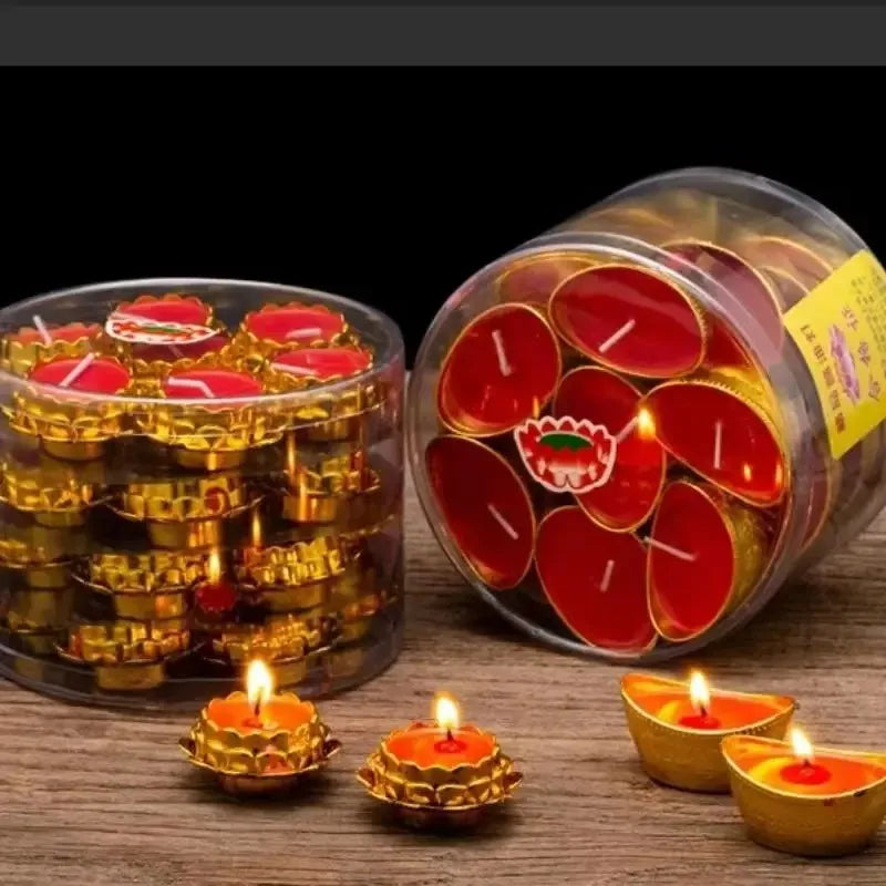 28 Pcs Handmade Lotus Flower TeaLight Candle, Floating Candle and Tea ...