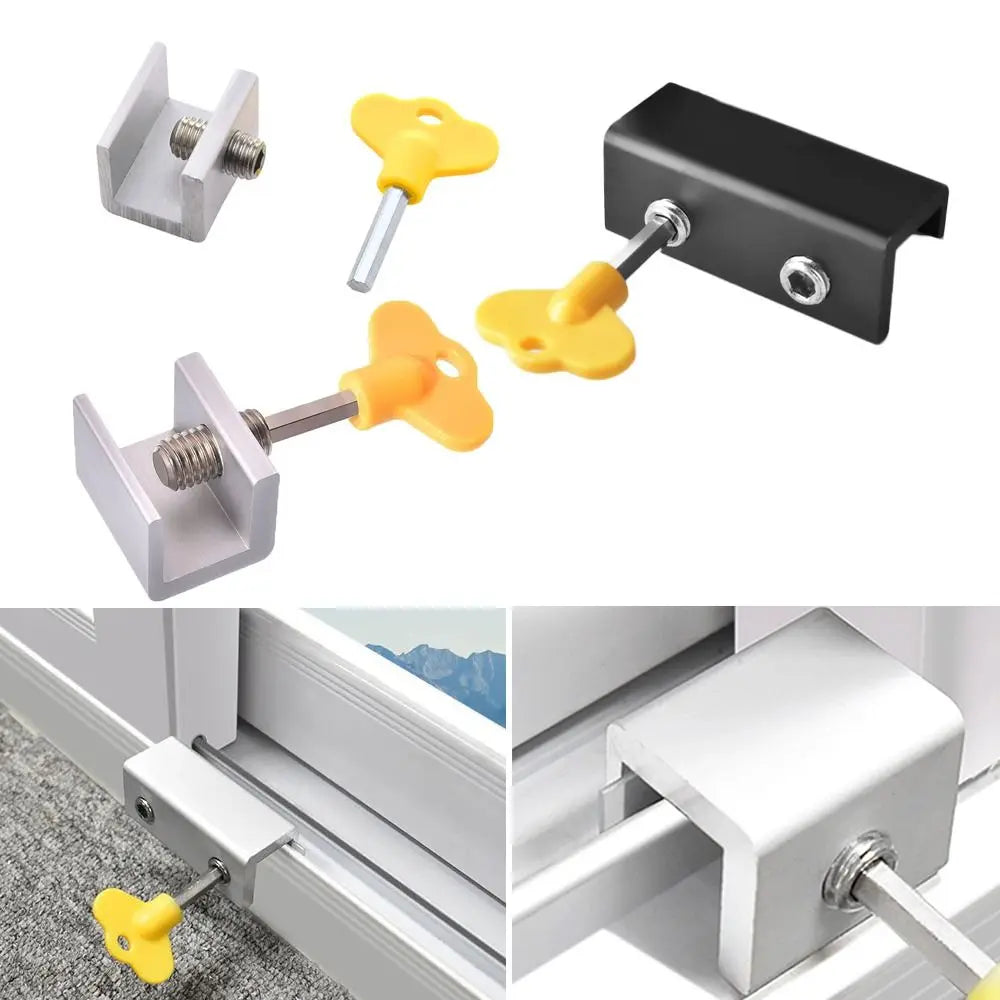 Useful Aluminum Alloy Sliding Window Locks Safety Unisex Protection An ...
