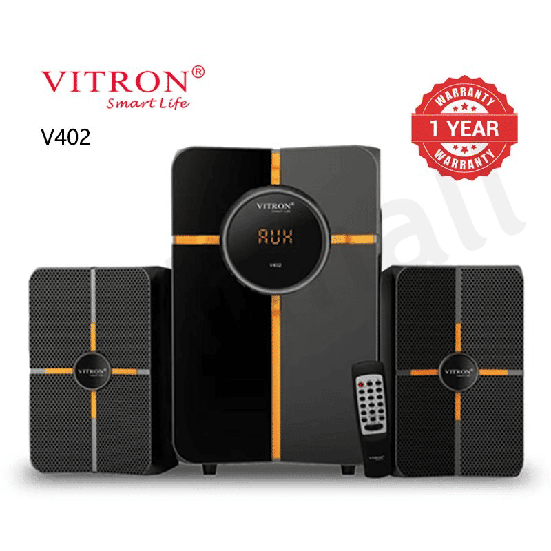 Vitron V402 2.1CH Multimedia Bluetooth Woofer Home Audio System 5000W ...